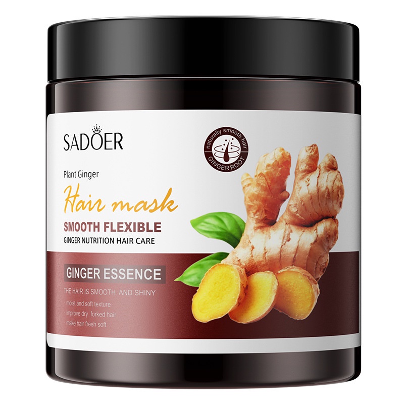 ROREC SADOER Ginger Plant Essence Hair Mask Smooth Flexible Nutrition ...