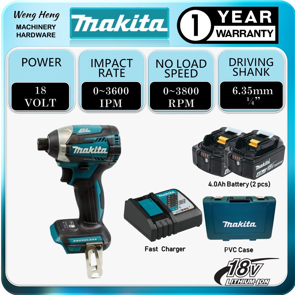 Makita DTD154 – 18V Cordless Impact Driver DTD154Z DTD154RFE DTD154RME ...