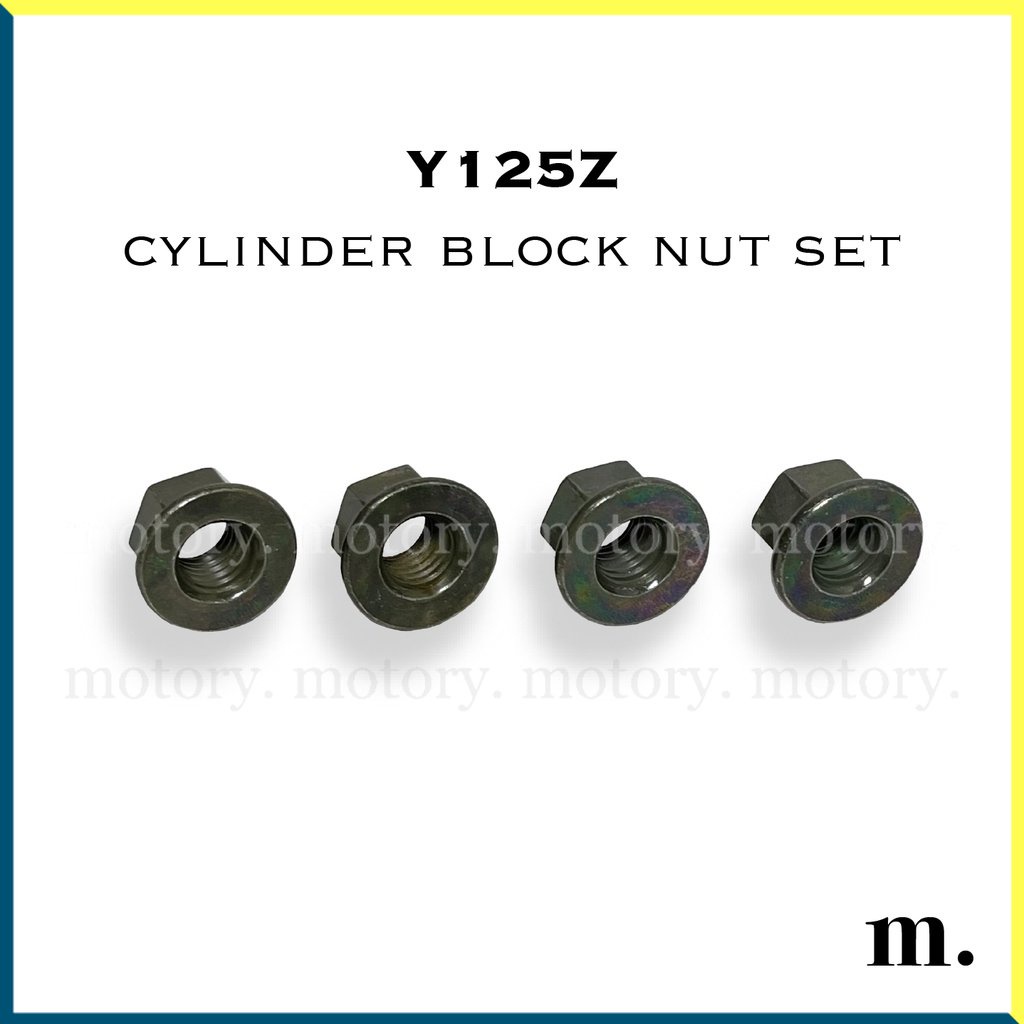 YAMAHA Y125Z - CYLINDER BLOCK BOLT NUT SET | Shopee Malaysia