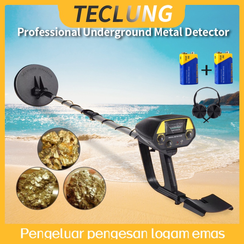Alat Pengesan Logam Emas MD4030 Metal Detector Underground Professional ...