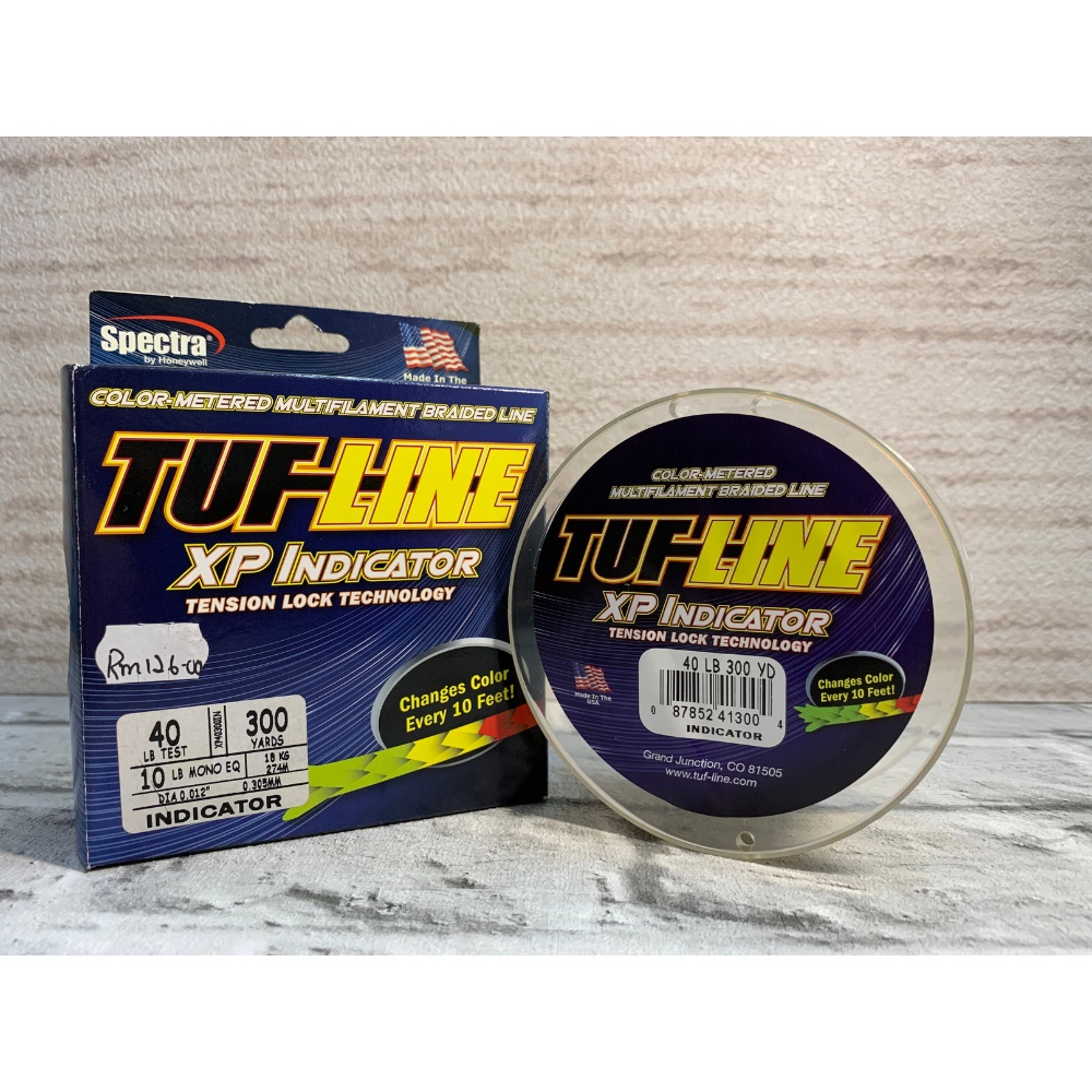 Tuf Line XP Indicator Colour Metered Multifilament Braided Fishing Line ...