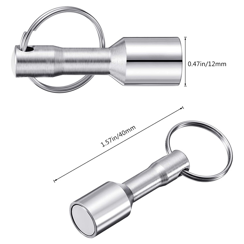 Keychain Neodymium Magnet For Testing Brass, Gold/Silver,Coins,Ferrous ...