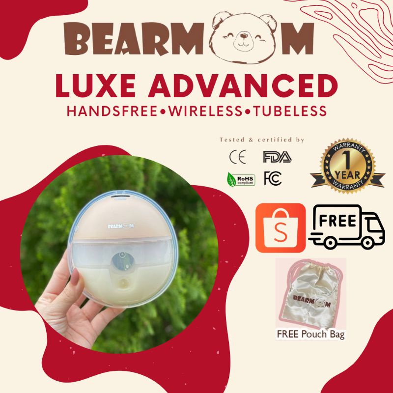 READY STOCK WITH APPS PUMP BEARMOM LUXE ADVANCED New Edition Handsfree ...