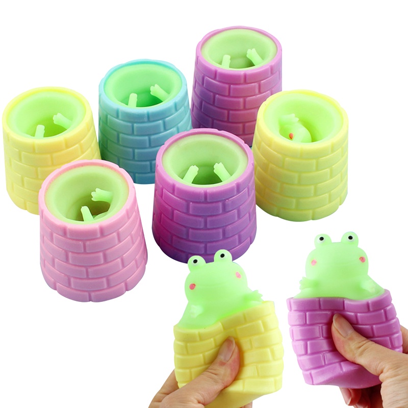 Pop up Funny Mouse and Cheese Block Squeeze Anti-stress Toy Hide and ...