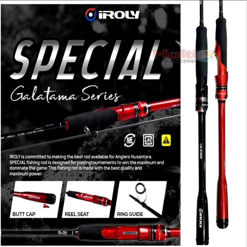 Iroly special galatama series 150 / 165 / 180 fishing rod | Shopee Malaysia
