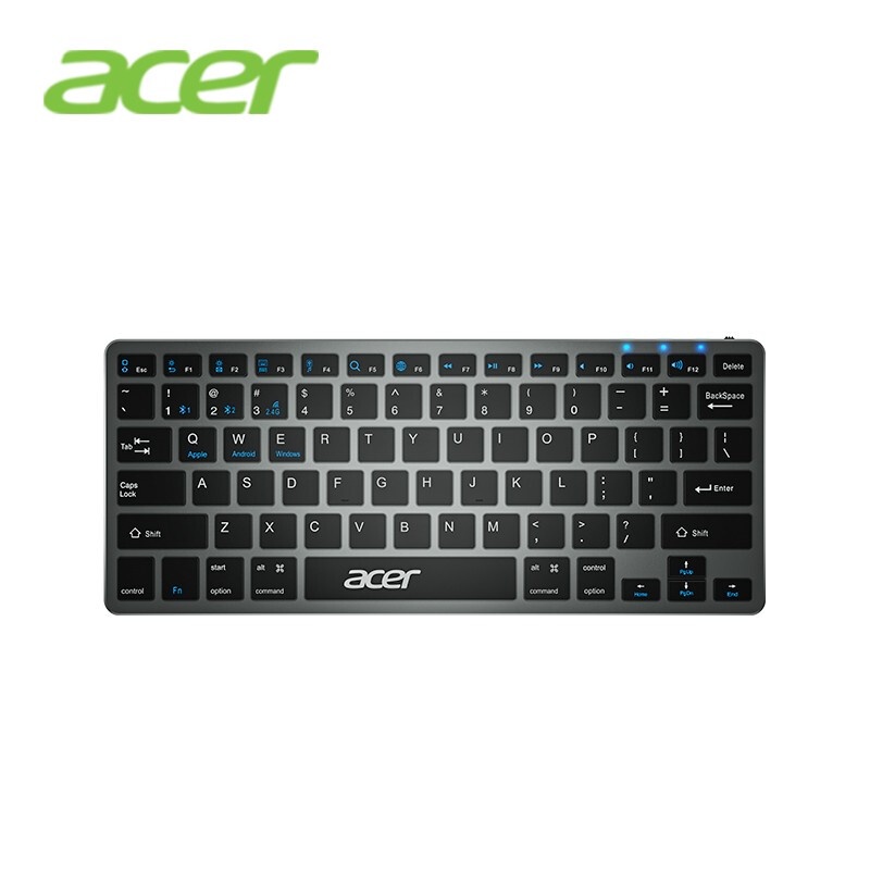 Acer Acer Keyboard Mouse Set Wireless Office Splashproof Computer Km41 2k Black Shopee Malaysia
