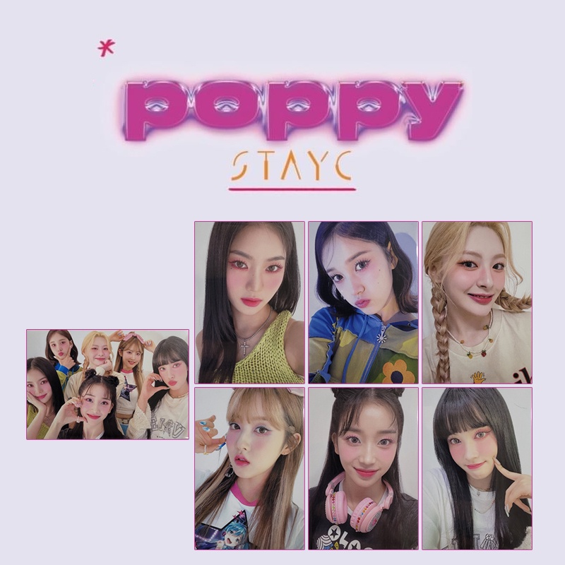STAYC 1st Japanese Single Album - Poppy [PHOTOCARD] | Shopee Malaysia