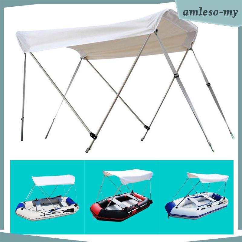 [AmlesoMY] Foldable Inflatable Boat Canopy Canoe Shade Bimini Top ...