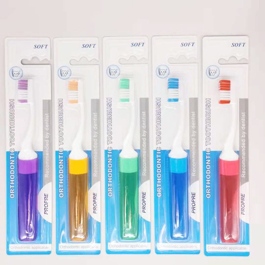 Plastic With Orthodontic Toothbrush Adult Suction Blister Packaging For ...