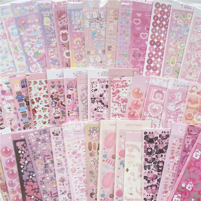 10pcs/20pcs/30pcs/40pcs/50pcs random stickers cute goo card sticker ...