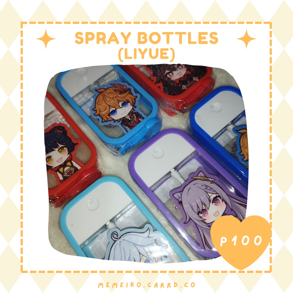 Genshin Impact Alcohol Spray Bottle (Liyue) | Shopee Malaysia