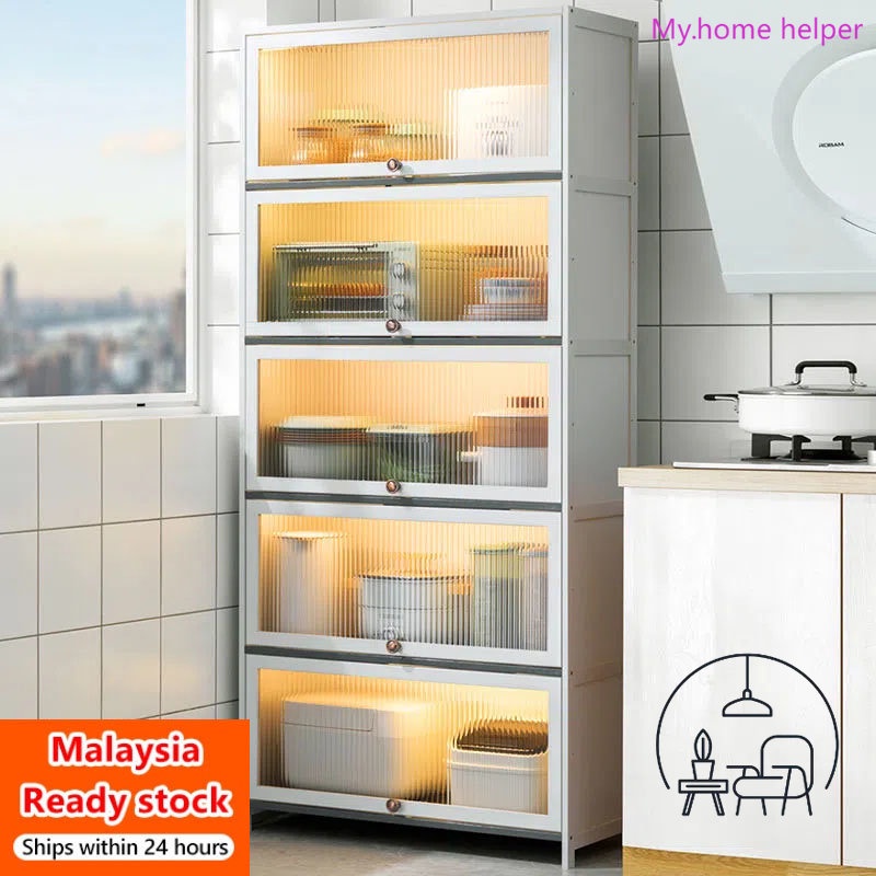 🔥Ready Stock🔥Kitchen Storage Rack/Cabinet/Household Multifunctional ...