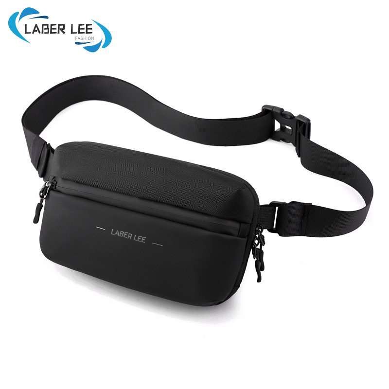 LABER LEE Men Chest Bag Street Pouch Bag Waterproof Anti-Thief Waist ...