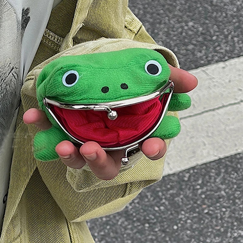 Cosplay Props Frog Coin Purse Animation Peripheral Coin Purse/ Women ...