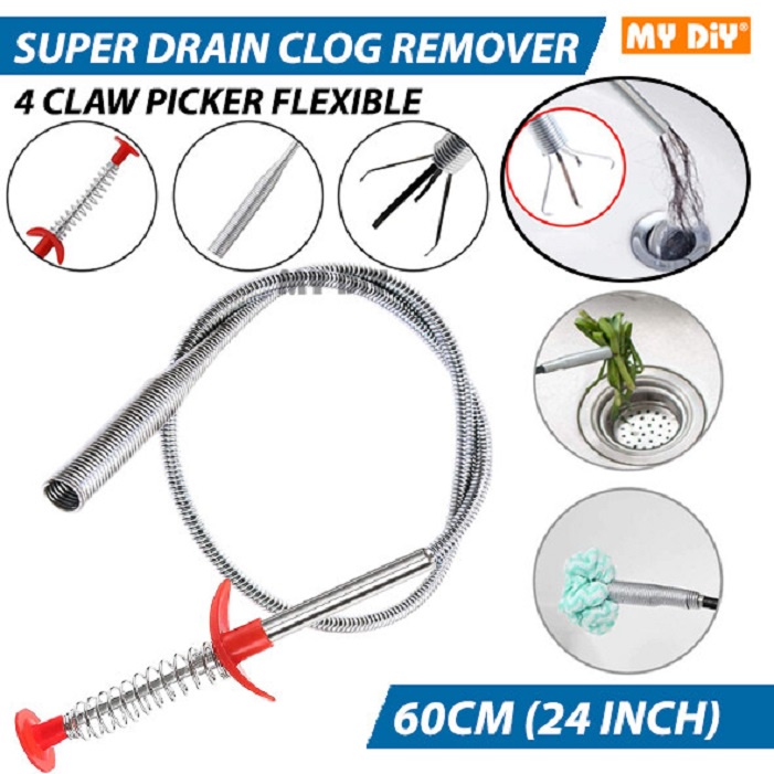 DIY Online4u - Pipe Cleaning Brush Sink Overflow Drain Clog Dredge ...