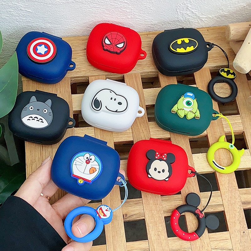 funny Cartoon Case For EarFun Air Pro 4 case with Ring rope Silicone ...
