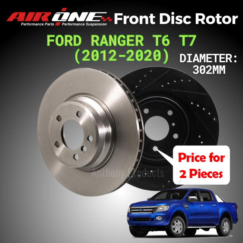 AIRONE Ford Ranger TU WL T5 T6 T7 1998 2007 2012 Front OE Sport Brake ...