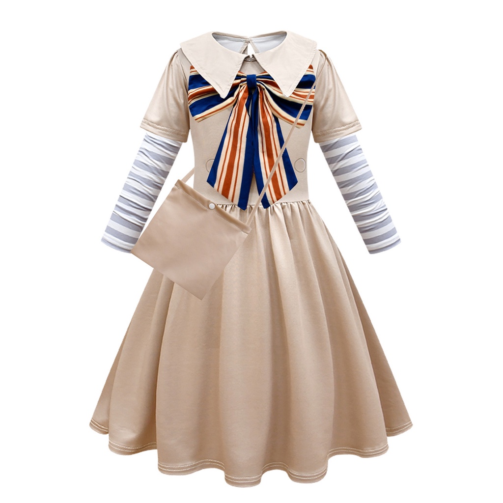 Megan Costume For Girl M3GAN Cosplay Dress School Uniform Girls Pajama ...
