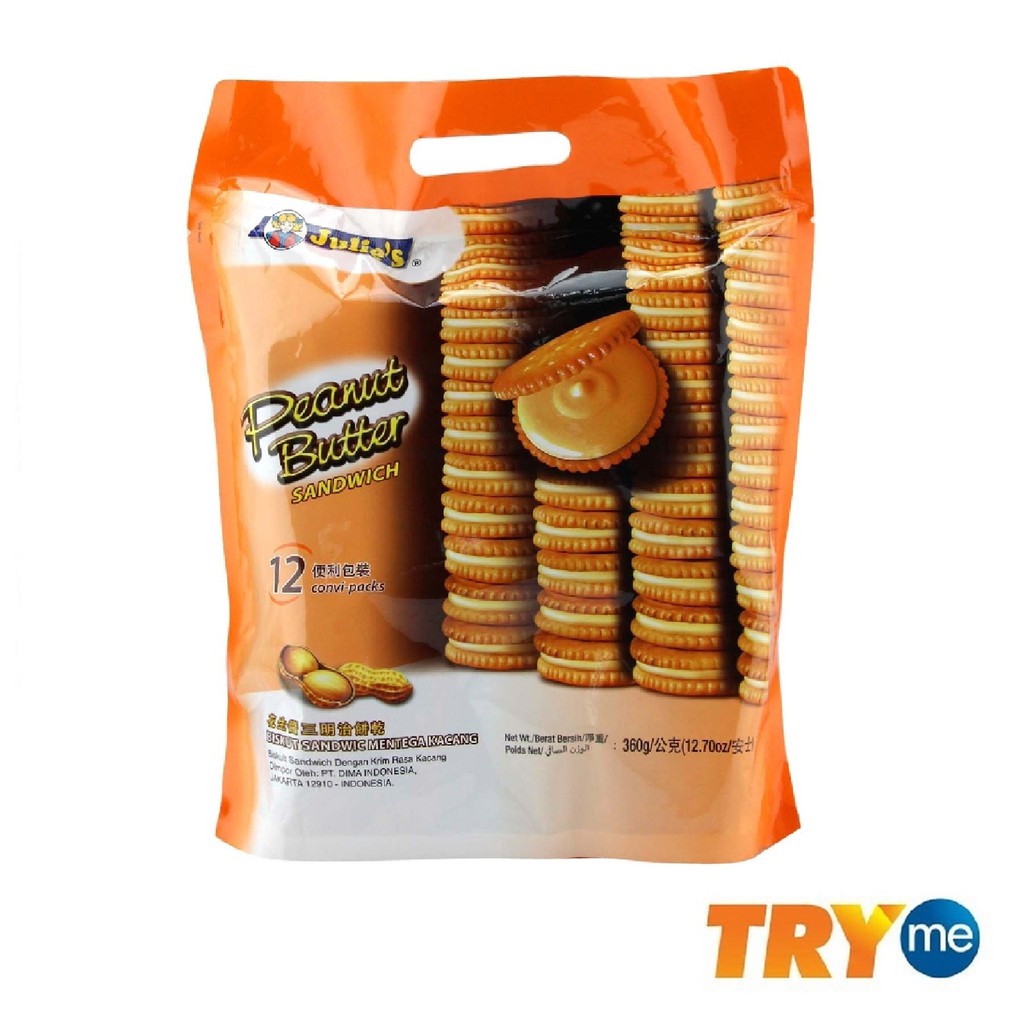 Julie's Peanut Butter Sandwich 12 Convi-Packs (360g) | Shopee Malaysia