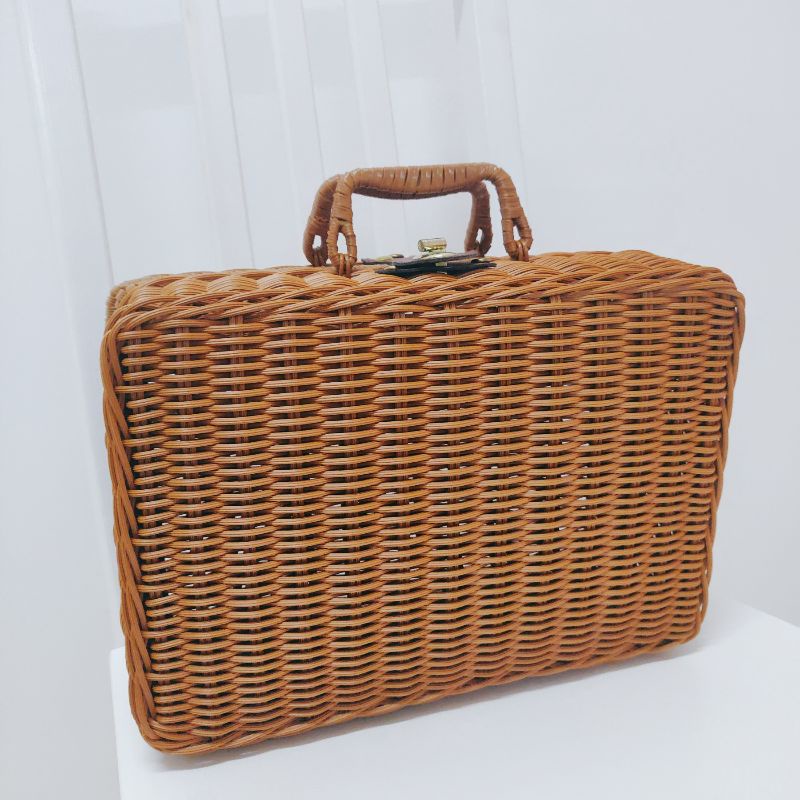 Raya Gift Packaging Woven Briefcase Bungkusan Hadiah Hamper Kotak Raya ...