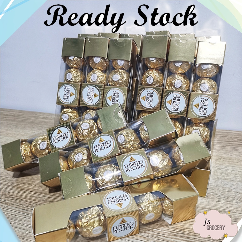 Ferrero Rocher Chocolate T1 (1 pcs 12.5g) / T3 (3pcs 37.5g) / T5 ( 5pcs ...