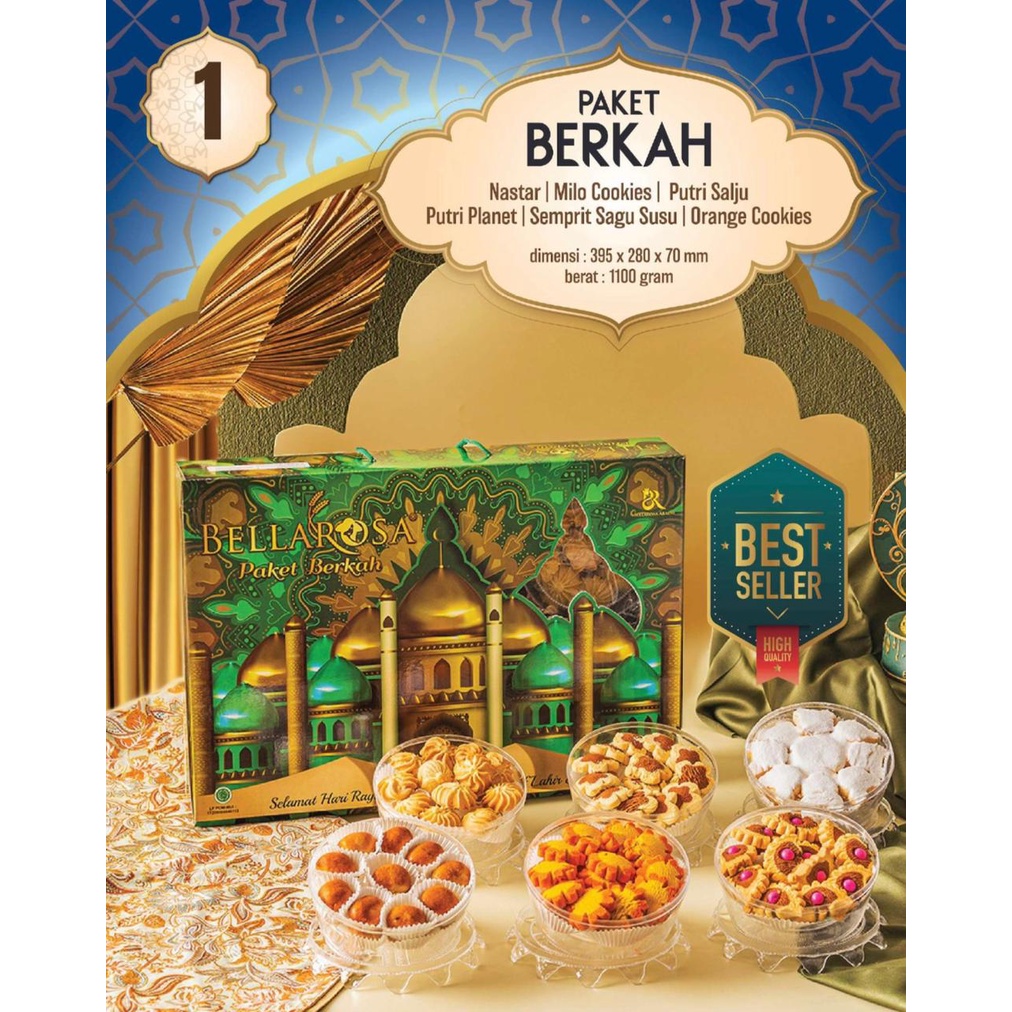 Bellarosa Blessing Eid Package - Dry Cake - Eid hampers- | Shopee Malaysia
