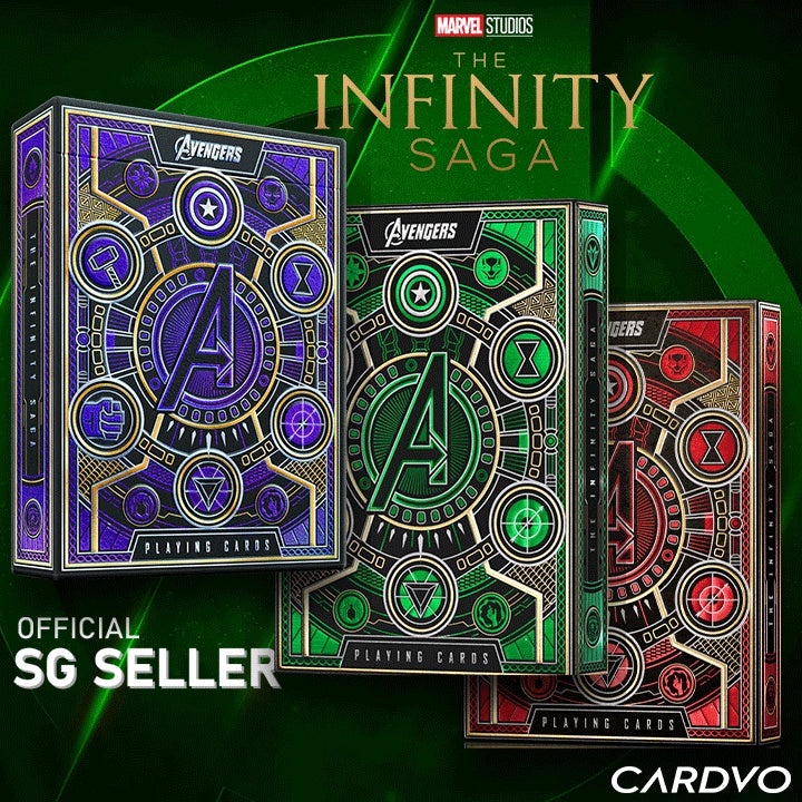 Avengers Cards [Purple | Red | Green] Infinity Saga Playing Poker Cards ...