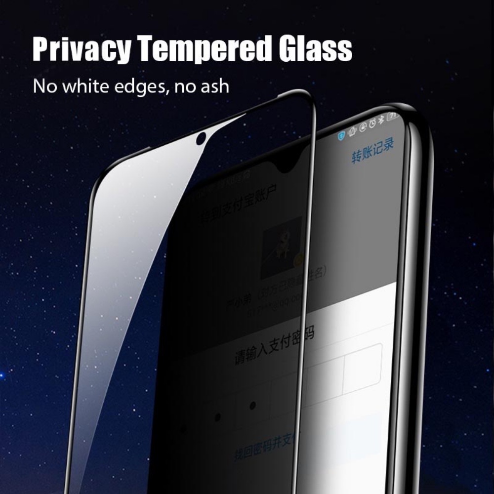 2 in 1 Anti-Spy Tempered Glass Film for Realme Note 50 10 C53 C51 C55 ...