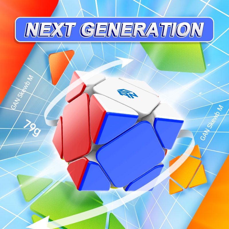 GAN Skewb M Enhanced Magnetic Cube 3x3 Speed Cube GAN Skewb M Magic ...
