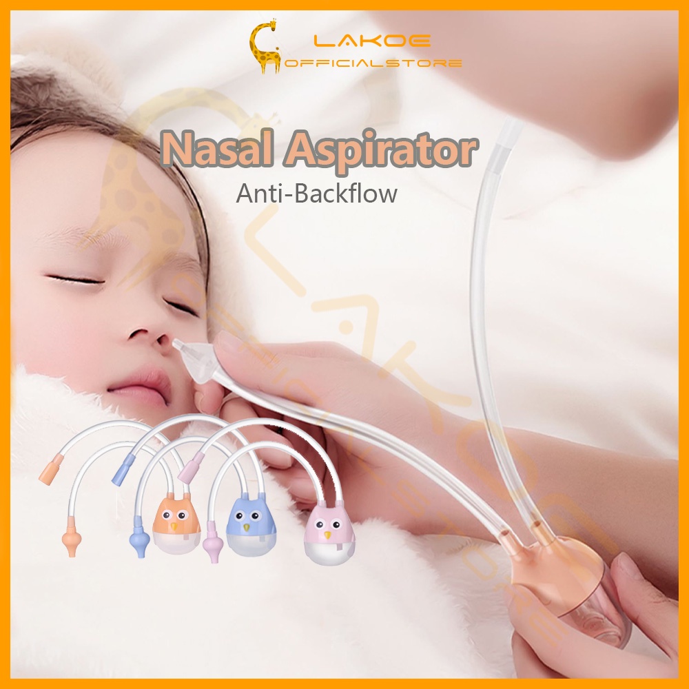 LAKOE Baby Nasal Aspirator Nose Cleaner Booger Remover Penyedut Hingus ...