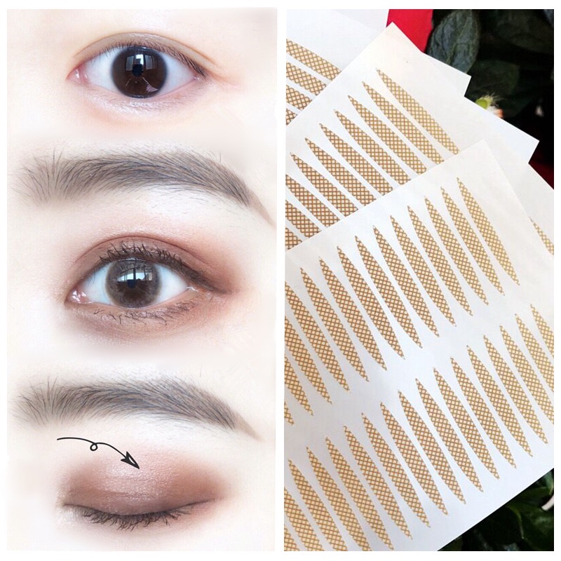 Waterproof Invisible Lace Double Eyelid Tape Sticker Breathable Thin ...