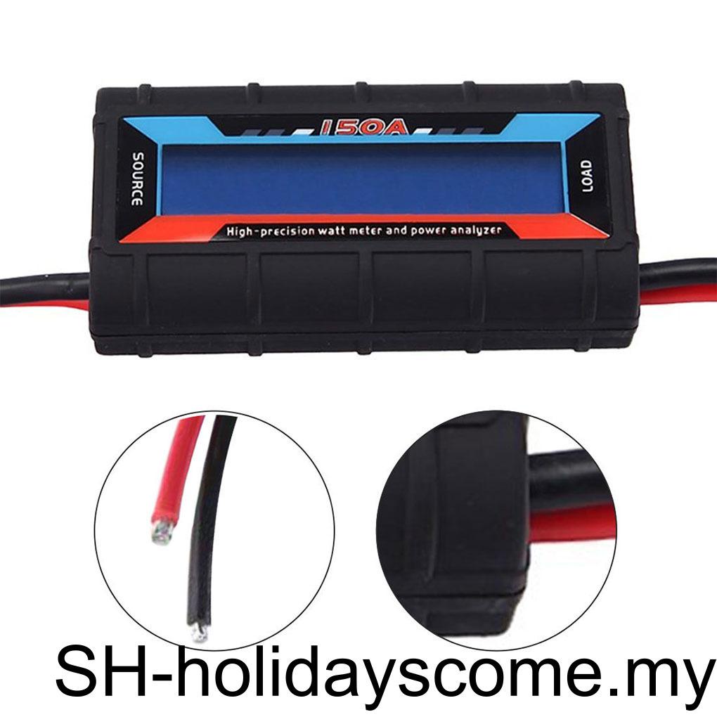Watt Meter Portable Reusable 150A Digital Display Accurate Electrical ...