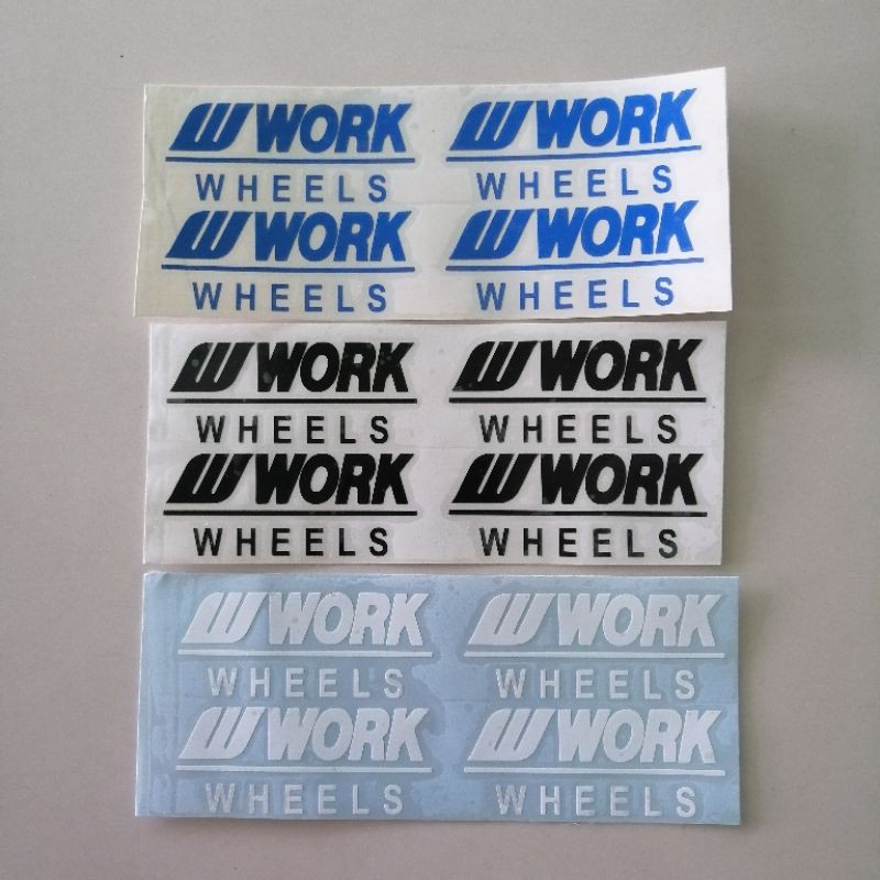 Sticker Rim WORK Wheel | Shopee Malaysia