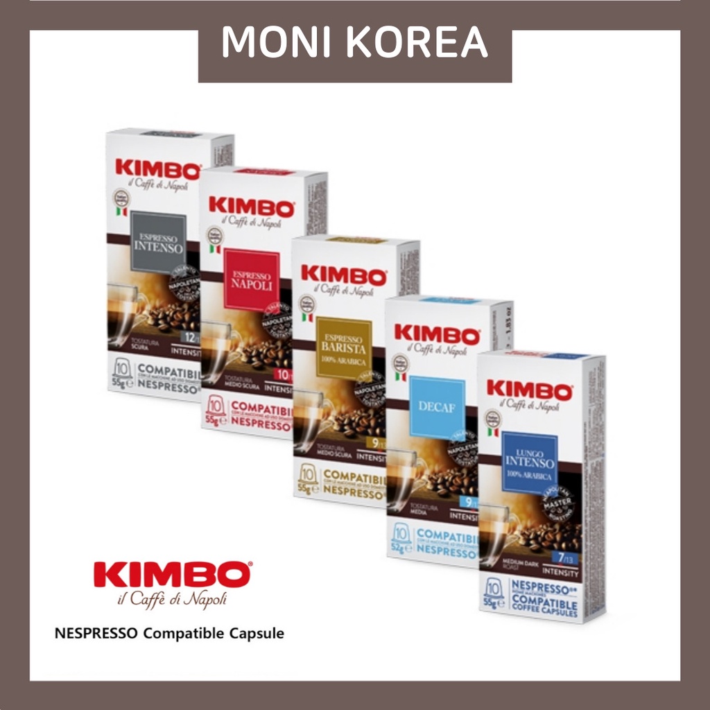 [KIMBO] Korea Authentic KIMBO COMPATIBILITY NESPRESSO CAPSULE 10p 100% ...