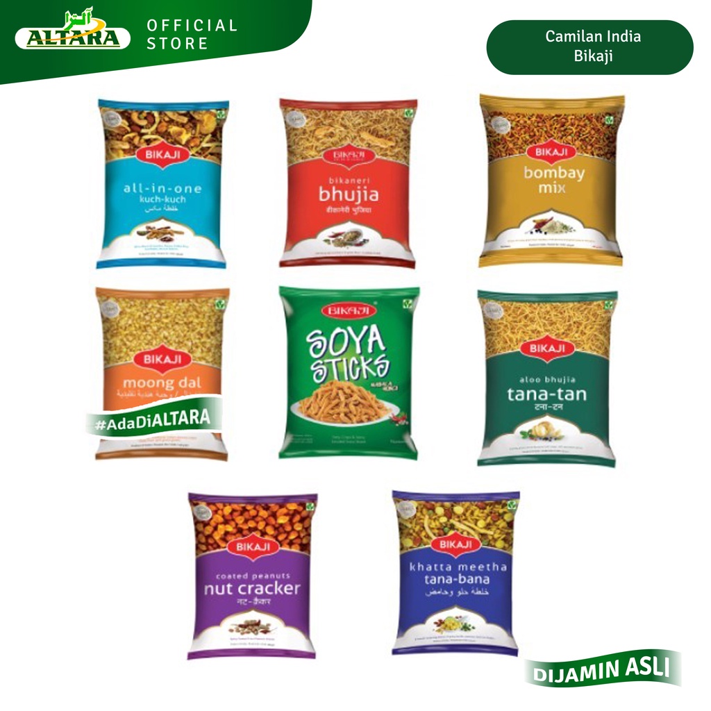 Altara - Bikaji Indian Snack 200gr/Tana-tan/Tana-Bana/Soya Sticks/Nut ...
