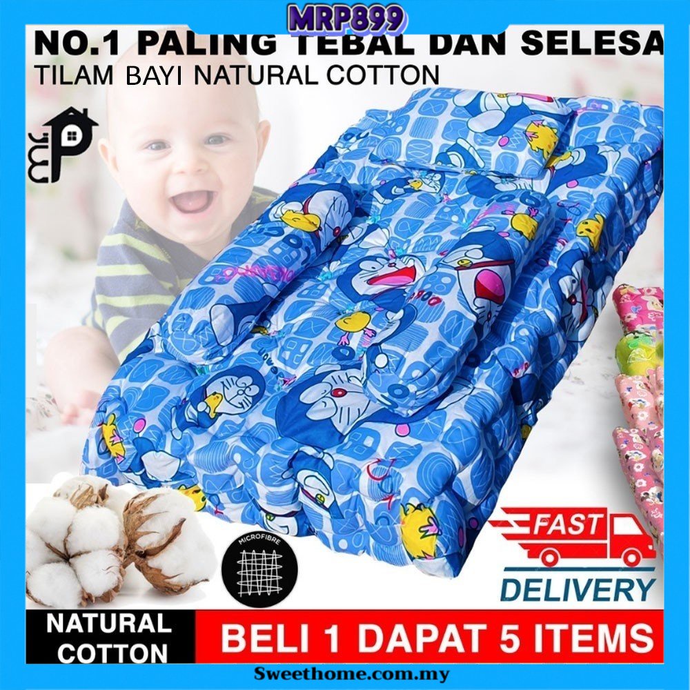 [KILANG TIALM] ⭐NO.1 JENIS TEBAL dan SELESA⭐New Born Tilam bayi set ...