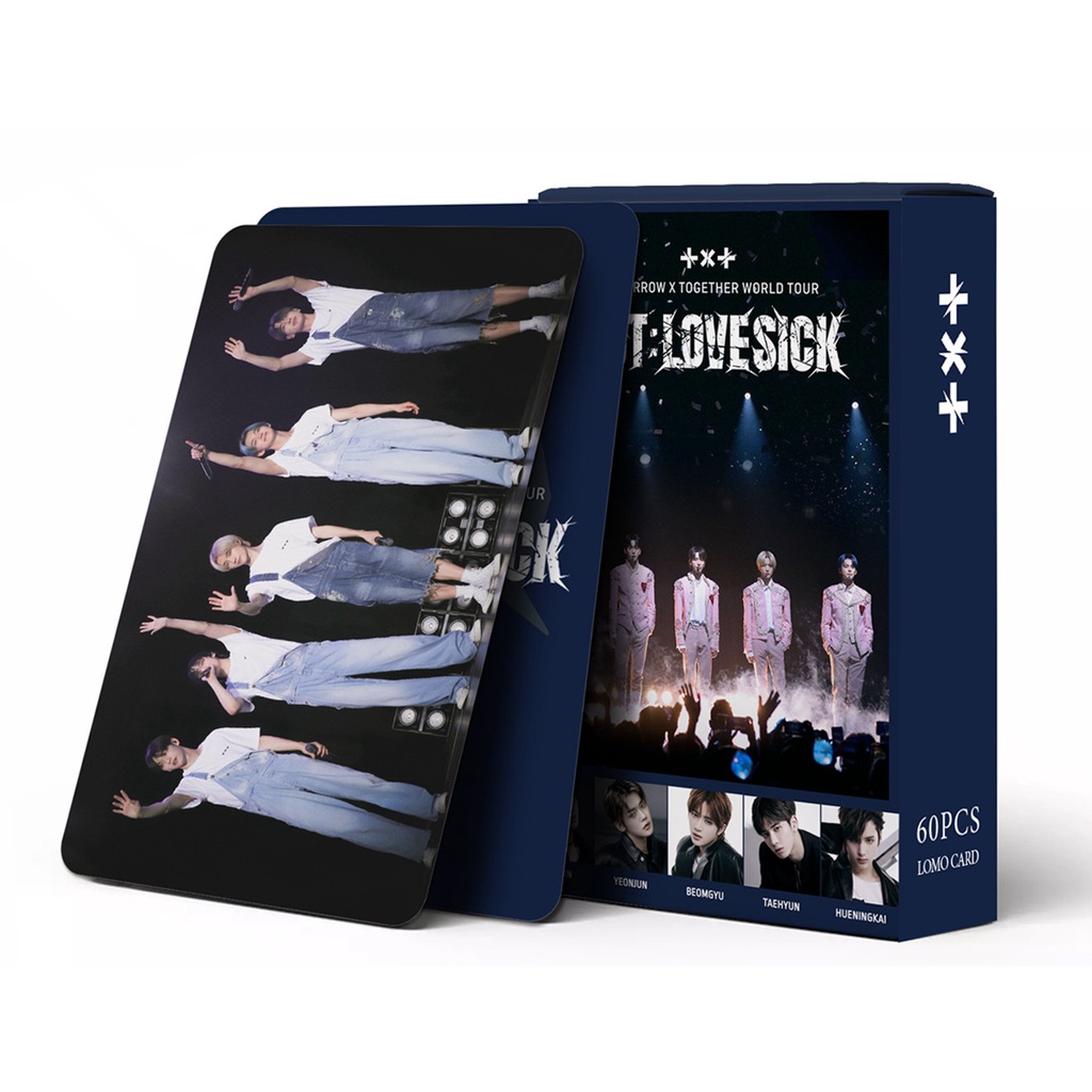 60pcs/box TXT World Tour Concert Photocards ACT:LOVESICK Lomo Cards ...