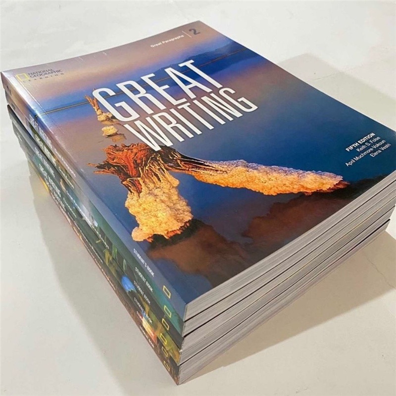 English Original “Great Writing 5th Edition Level F/1/2/3/4/5” Students ...