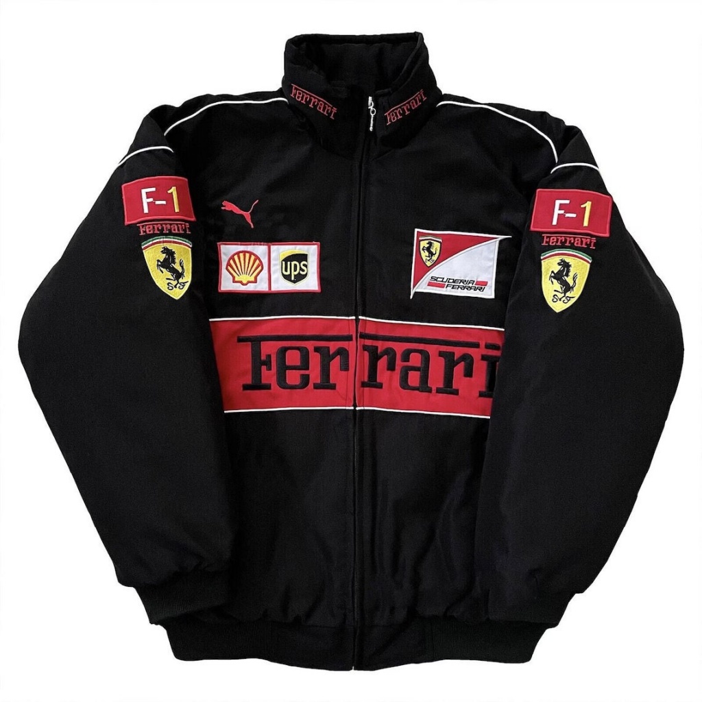F1 Racing Jacket Long Sleeve Retro Motorcycle Jacket Motorcycle Suit ...