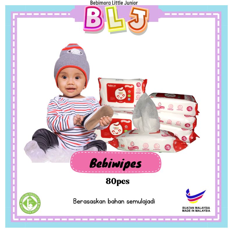 Bebimora Bebiwipes 80pcs (Wet Tissue) | Shopee Malaysia