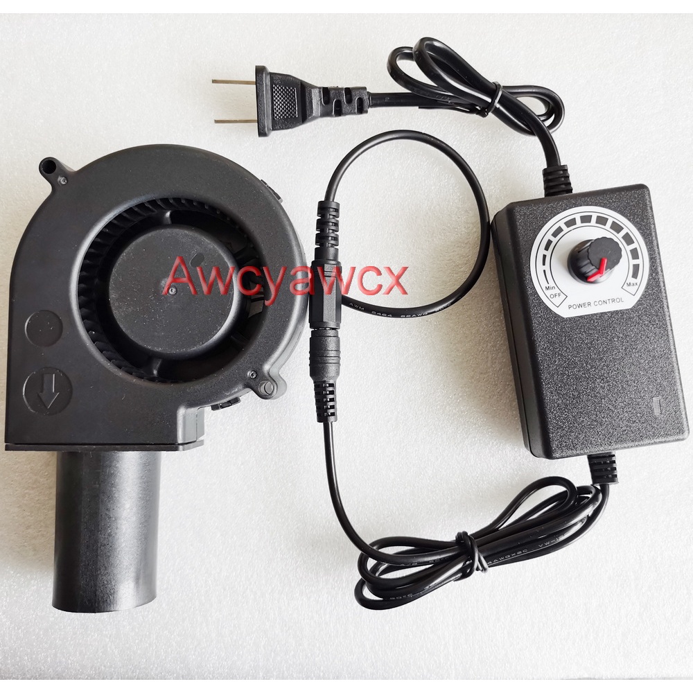 READY STOCK Portable Blower kalan BBQ Fan kalan 9733 AC DC 12V 2.7A ...