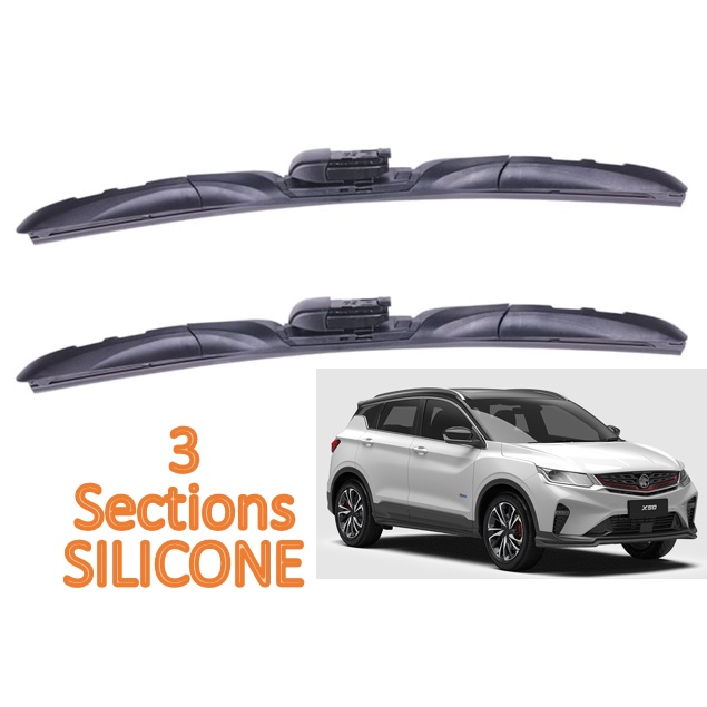3 Sections Silicone Wiper (24"+17") - PROTON X50 X70 (2pcs) | Shopee ...