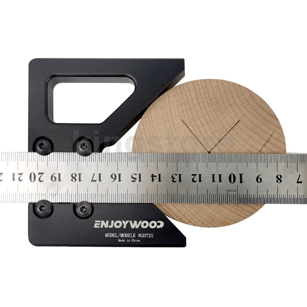 ENJOYWOOD Woodworking Center Scriber 45 Degrees Angle Line Caliber ...