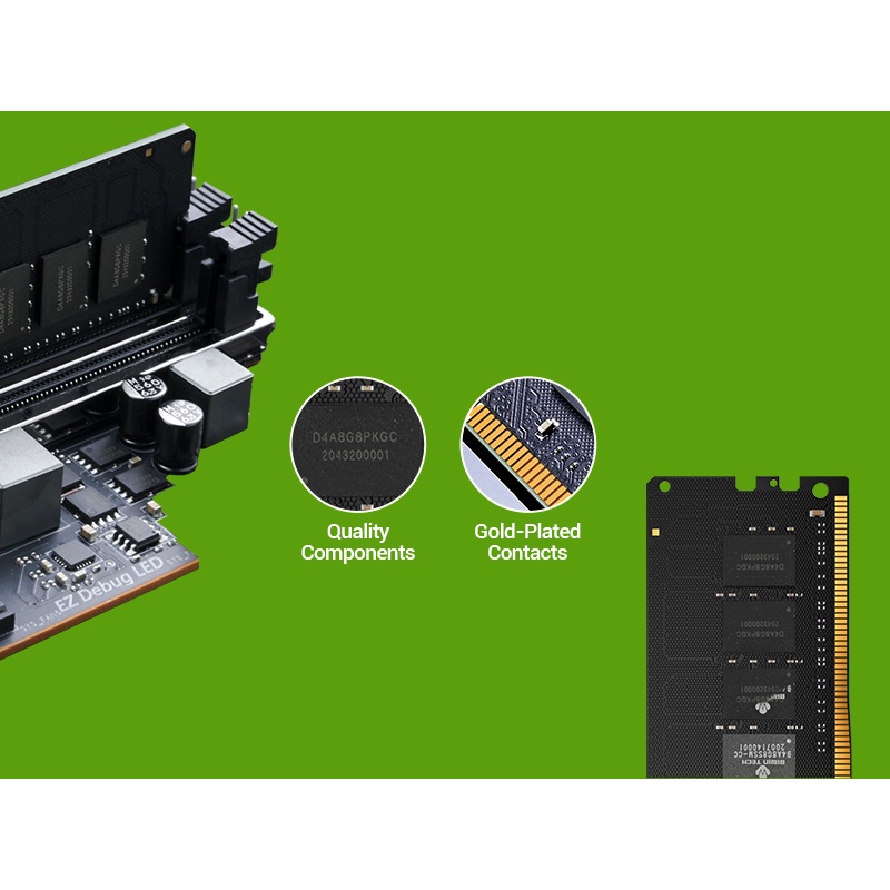 ACER DDR4 PC4 8GB 2666MHz/3200MHz CL19/CL22 UD100 RAM - LONG DIMM PC ...