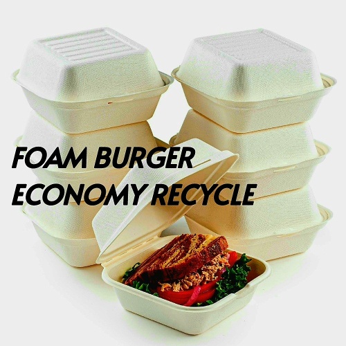 FOAM BURGER - YELLOW/BROWN (ECO) | Shopee Malaysia