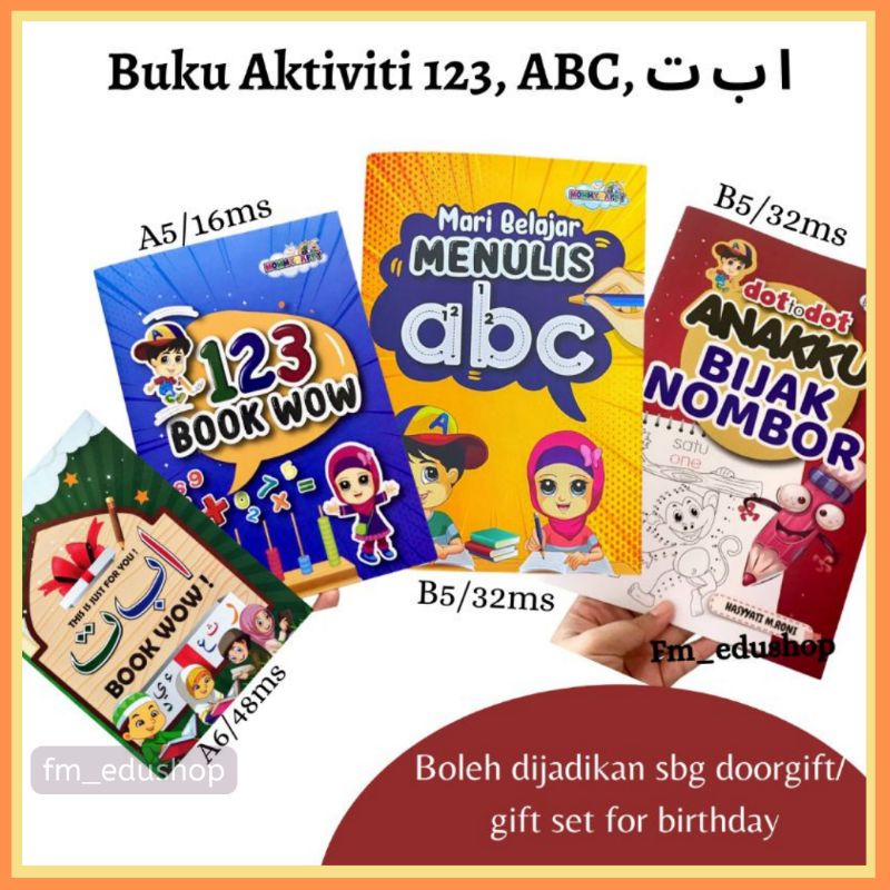 Buku Sambung Titik / Tracing Dot To Dot Nombor Prasekolah Book Latihan ...