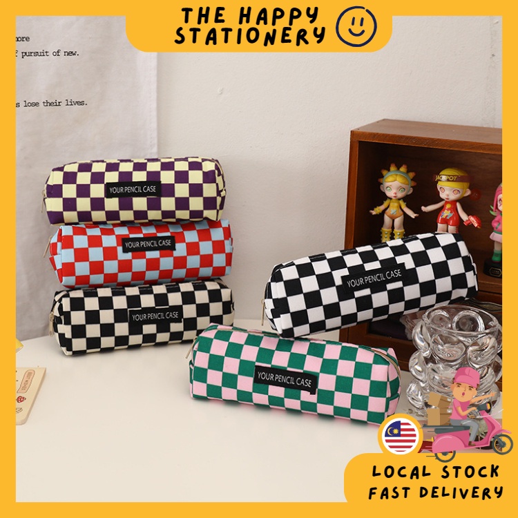 [Ready Stock] Ins Large-Capacity Pencil Case Korean Student Pencil Bag ...