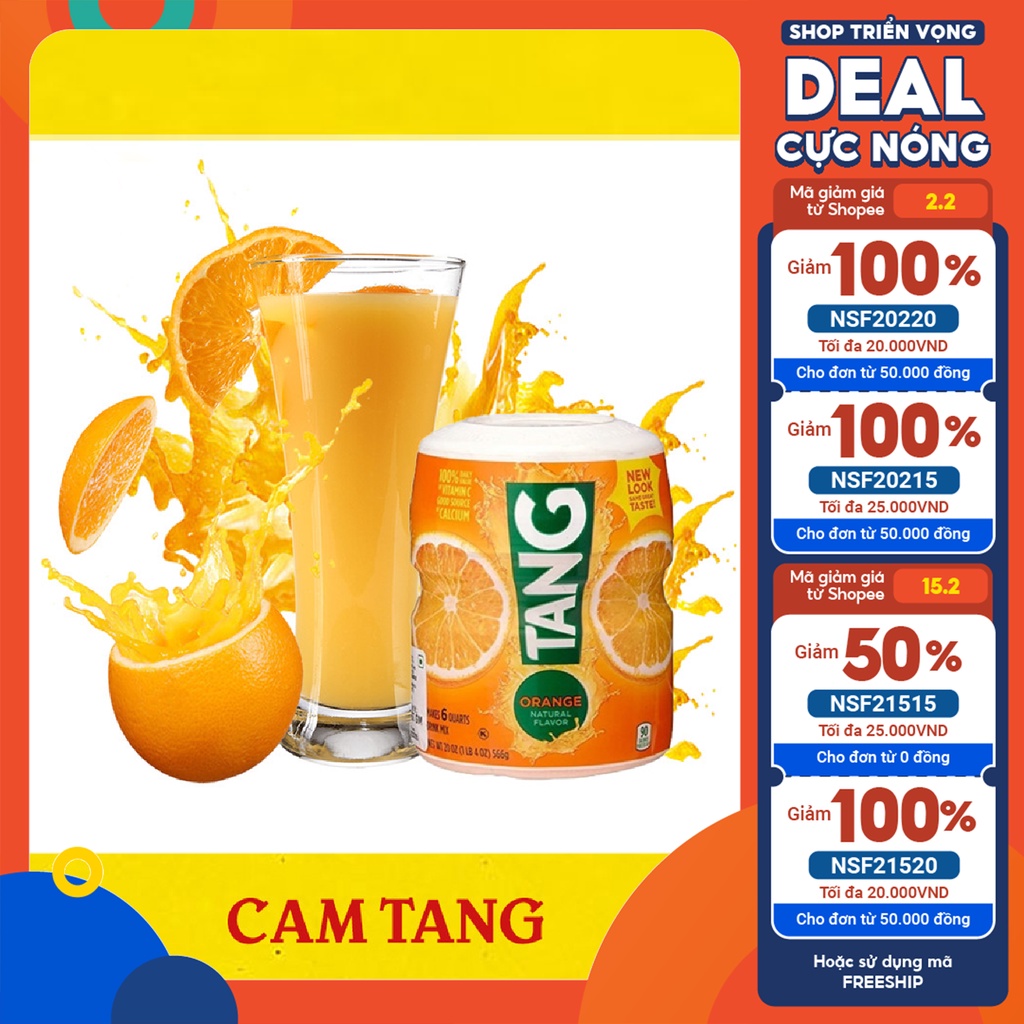 Tang Orange juice powder imported in My Hu 566g | Shopee Malaysia