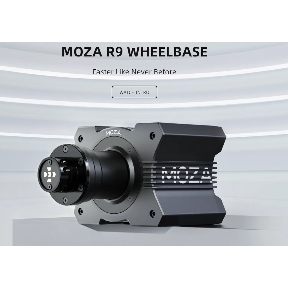 [V3] MOZA RACING R9 V3 DIRECT DRIVE (9NM) BASE COMPLETE ECO SYSTEM CS ...