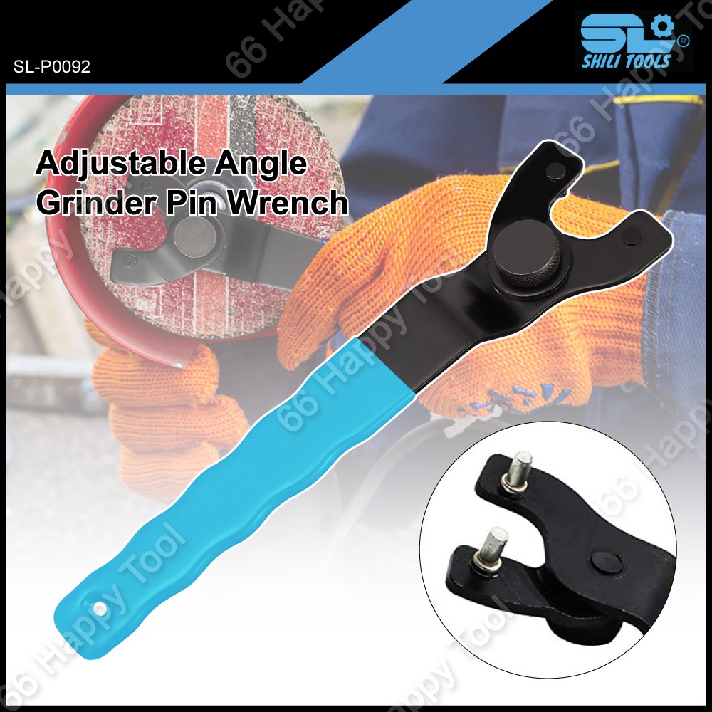 Shili Tools SL-P0092 Adjustable Angle Grinder Pin Wrench Universal Key ...